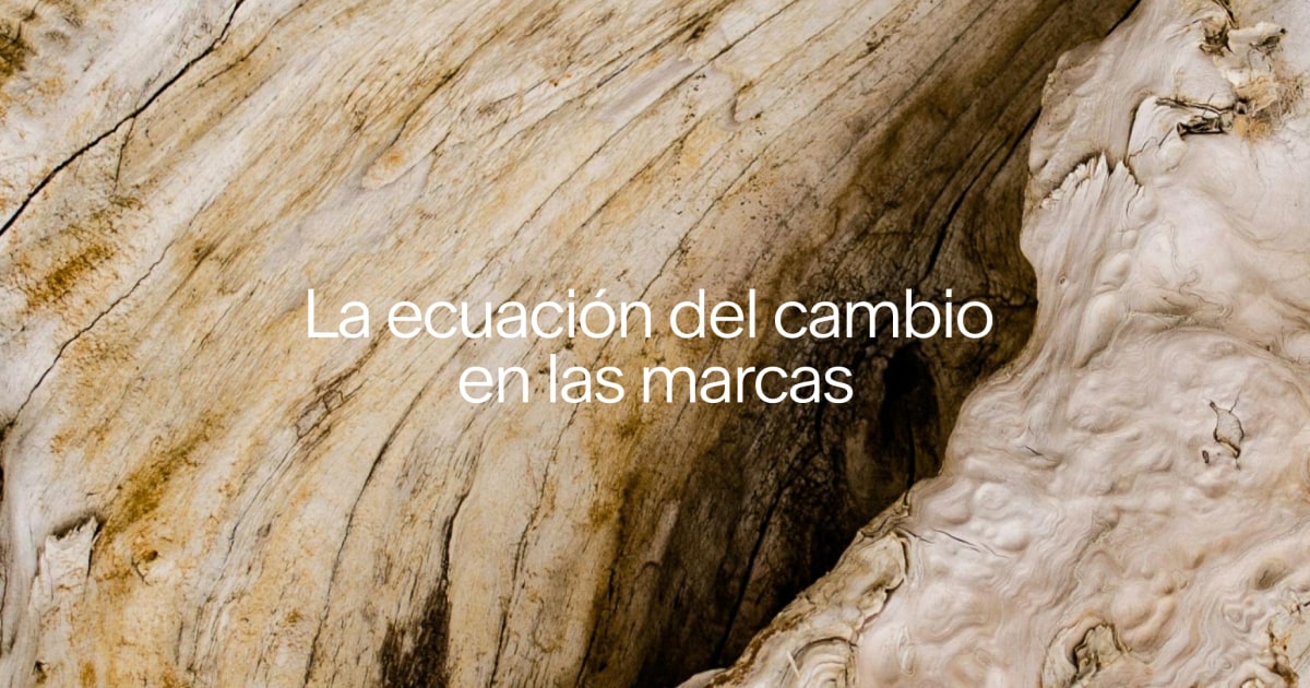 La ecuación del cambio en las marcas - Soluble